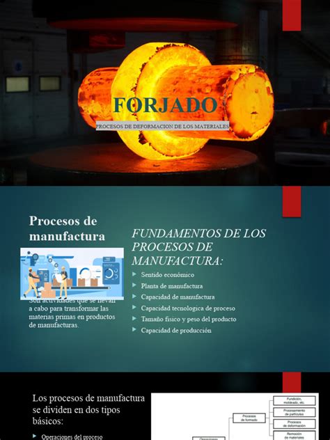 Presentación Forjado 1 Pdf Forjar Deformación Ingeniería