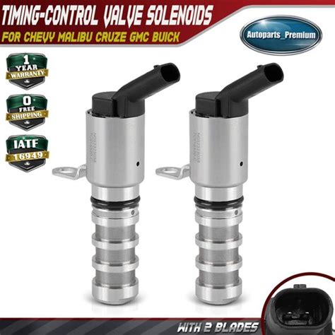 2x Engine Variable Valve Timing Vvt Solenoid For Chevy Malibu Cruze