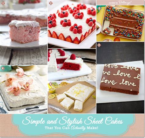 Simple Birthday Sheet Cake