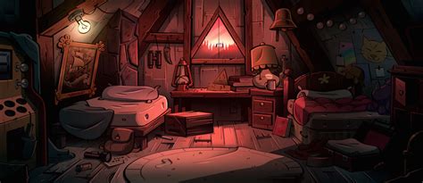 Hannah Clark Artist Gravity Falls Bedroom Block Out