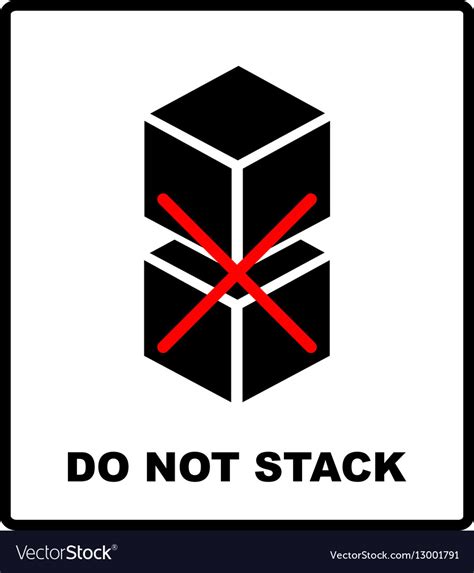 Do Not Stack Symbol