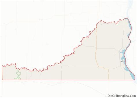 Map Of Sioux County North Dakota