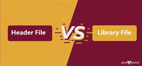 Difference Between Header File And Library In C Tpoint Tech