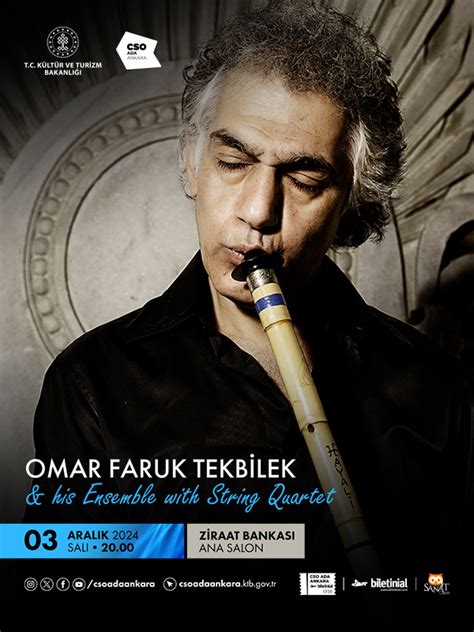 Omar Faruk Tekbilek Konseri Biletleri Biletinial