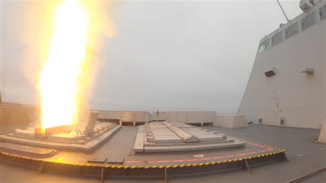 Dvids Images French Navy Fremm Bretagne Aster Launch [image 5 Of 10]