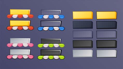 Artstation Cartoon Gui Pack Game Ui Assets Game Assets