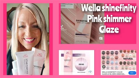 Trying Wella Shinefinity 0 Volume Developer Shimmer Pink Translucent Haircolor Youtube