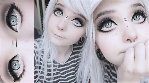 Doll Eye Makeup How To Draw On Lashes Mugeek Vidalondon