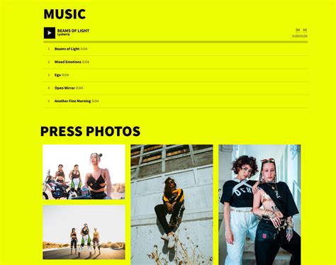 Band Epk Examples Pdf At Matthew Elmore Blog