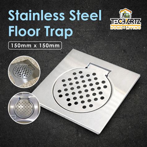 Stainless Steel Floor Trap Floor Grating Anti Cockroach 150mm 6 X