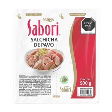 Parma Sabori Salchicha De Pavo 500 G H E B México