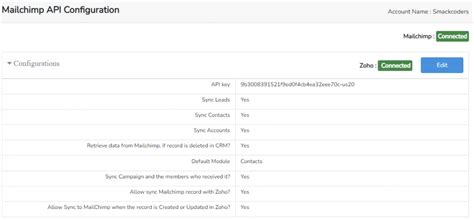 Zoho Mailchimp Extension Sync Your Data Quickly