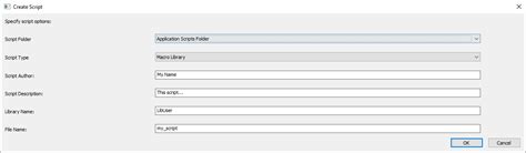 This Is A Picture Of The Create Script Wizard