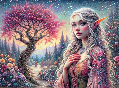 Download Ai Generated Elf Woman Elf Royalty Free Stock Illustration