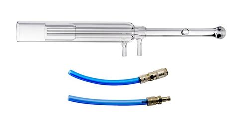 Glass Expansion Quartz Torch 25mm Injector With Gas Fittings Quantity