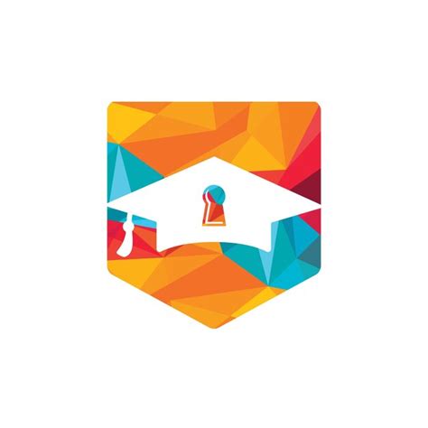 Premium Vector Education Security Logo Design Concept