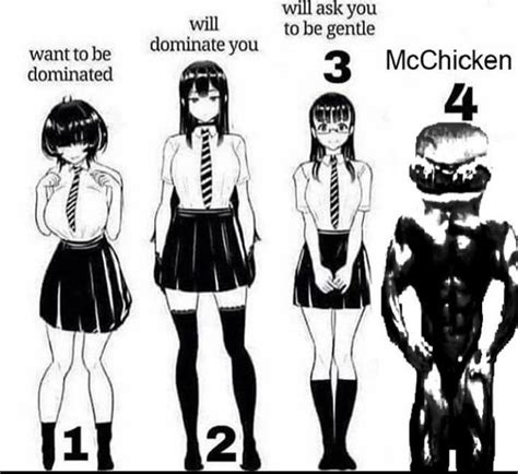 I Like The One Who Wants To Be Dominated R Animemes Want To Be