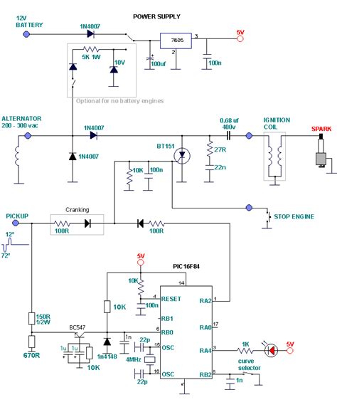 Cdi Ignition Schematic Diagram Tci Ignition Circuit Diagram