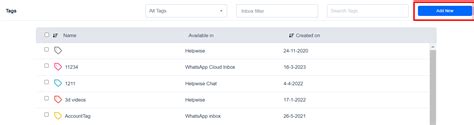 Create And Manage Tags