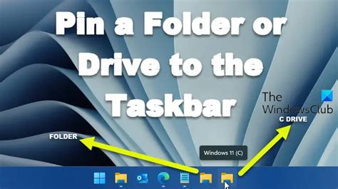 How To Add Folder Or Drive To Taskbar In Windows
