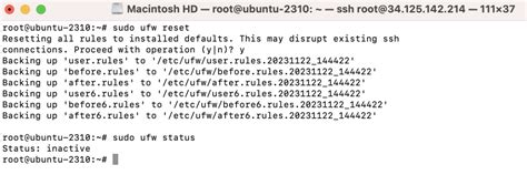 How To Set Up A Firewall With Ufw On Ubuntu 2310 Devtutorial