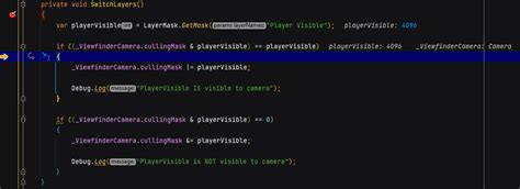 Enabling Cullingmask From Script Unity Engine Unity Discussions