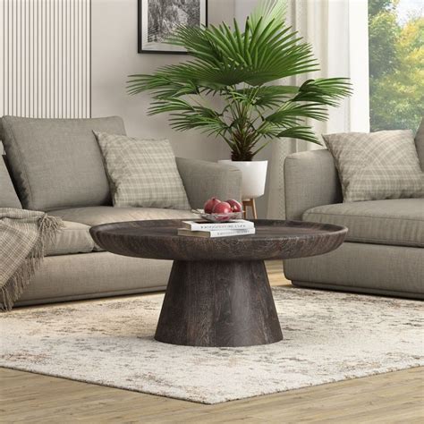 Pontevedra 42 Inch Round Pedestal Coffee Table