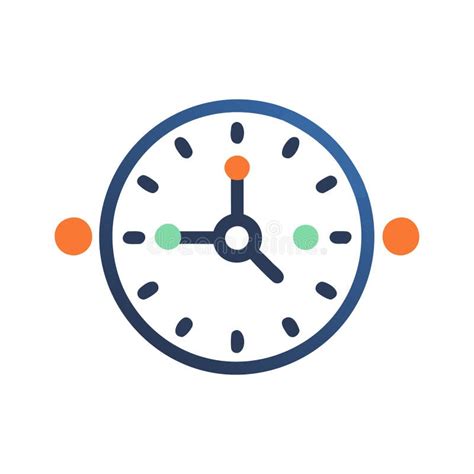 Stylish Multi Dial Analog Clock Graphic Stock Illustration Illustration Of Timepiece Icon