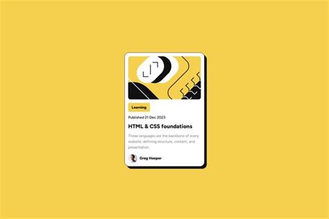 Frontend Mentor A Simple Blog Preview Card Using Html And Css Coding Challenge Solution