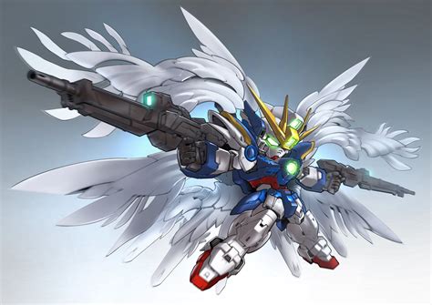 Wing Gundam Zero Custom Gundam And More Drawn By Zakuma Danbooru