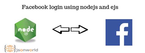 Login With Facebook In Nodejs Express Application Json World