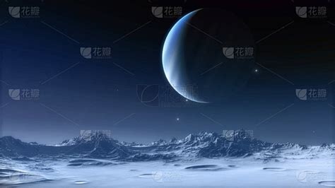程序生成的图像的月亮