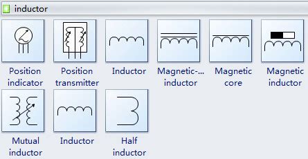 Electrical Inductor Symbols Edraw