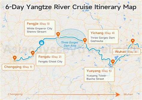 Yangtze River Cruise Itinerary Best Routes From 4 To 12 Days