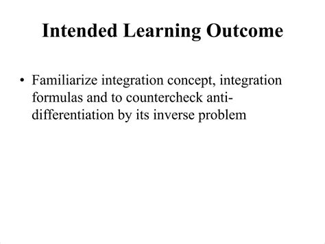 Integral Calculus Anti Derivatives Reviewer Pdf