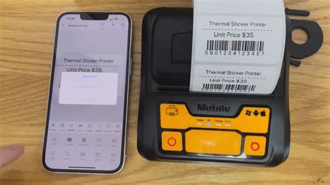 3inch 80mm Wireless Bluetooth Printer Sticker Printing Label Printer