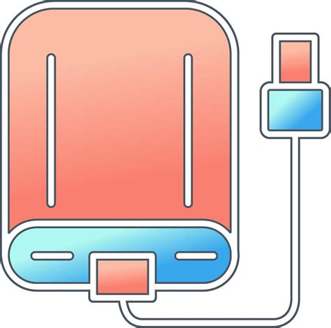 External Hard Drive Vector Icon 38589935 Vector Art At Vecteezy