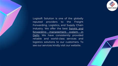 Ppt Best Freight And Forwarding Management System In Delhi Powerpoint