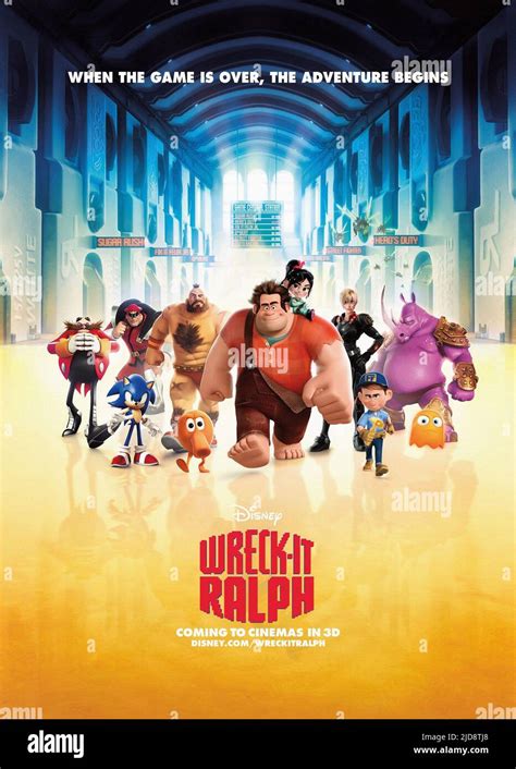 Wreck It Ralph Poster Sonic Bison Sonic On New Wreck It Ralph Posters