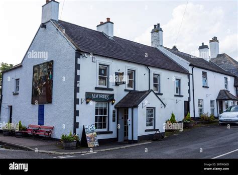 Cushendun Is A Small Coastal Village In County Antrim Northern Ireland Mcbrides Bar Here Stock