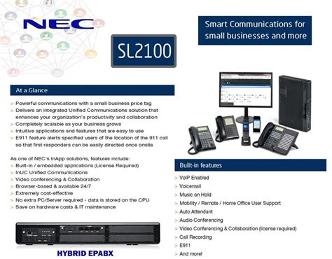 Nec Hybrid Epabx Model Name Number Sl2100 At Best Price In Rajkot Id 18915307062