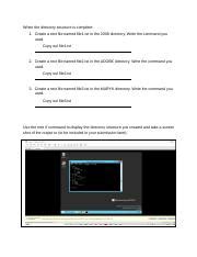 MST 100 Lab4 Docx LAB 4 WINDOWS COMMAND LINE 1 Create A Text File Named File1 Txt In The