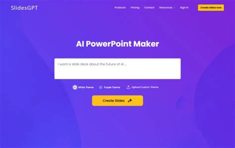 slidesgpt transform text prompts into professional presentation slides