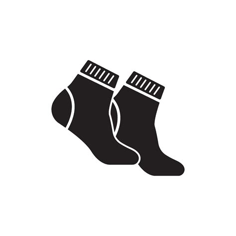 Sock Icon Logo Vector Illustration Design Template 26111120 Vector Art
