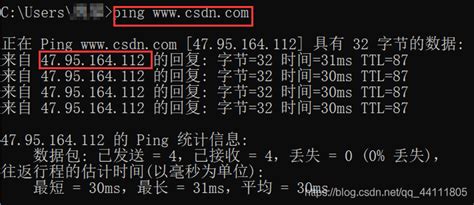 查找网站的ip地址的两种方法 怎么查看一个网址的ip地址 csdn博客