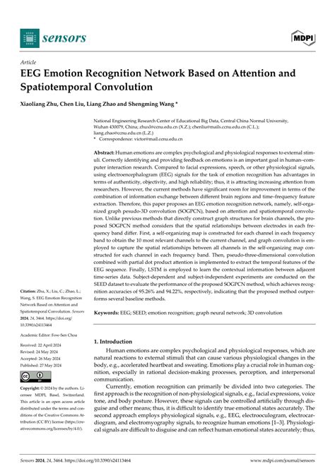 Pdf Eeg Emotion Recognition Network Based On Attention And Spatiotemporal Convolution