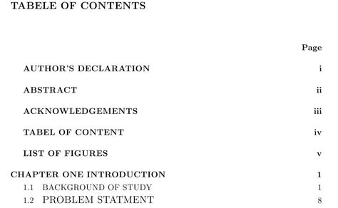 spacing how can i customise the table of contents like so tex