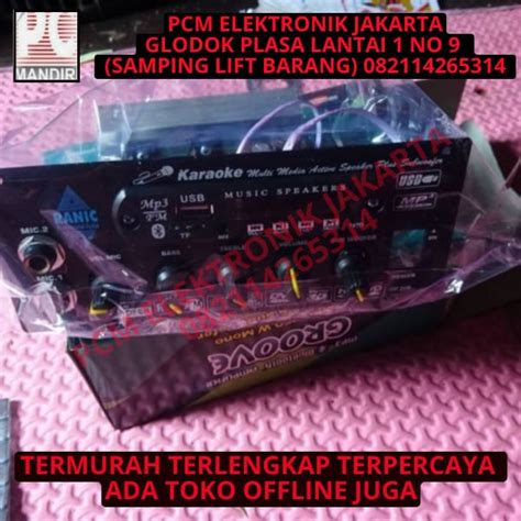Jual Kit Power Amplifier Speaker Aktif Active Plus Mp3 Bluetooth 750w Pmpo Jakarta Barat Pcm