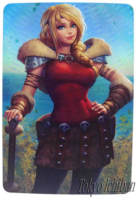 How To Train Your Dragon Sexy Card Astrid Hofferson Acg Beauty Edition