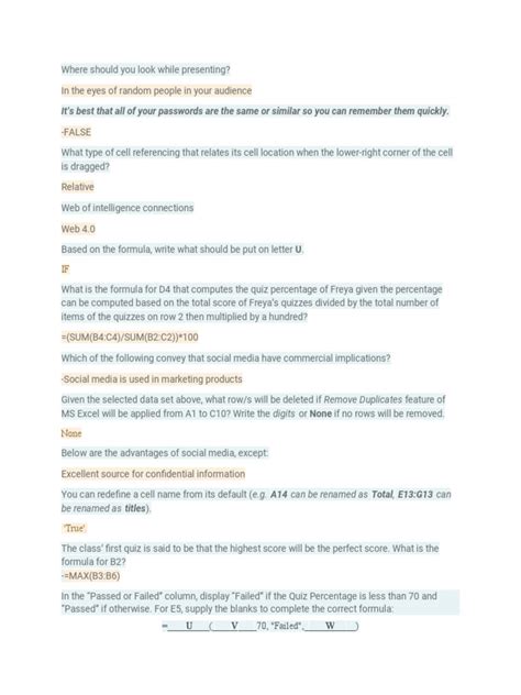 Itec Answer Key Pdf World Wide Web Internet And Web